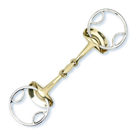 Stubben Golden Wings Gag 4 in 1 Double Broken Bit 2260 | North Shore Saddlery